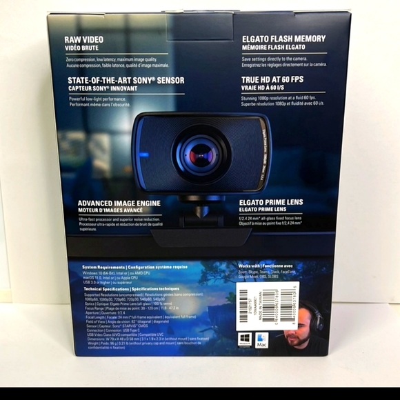Elgato | Cameras, Photo & Video | Elgato Facecam Premium Full Webcam ...